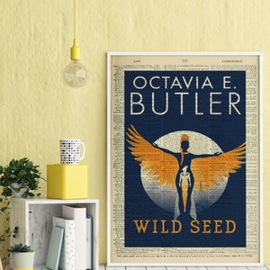 Wild Seed by Octavia E. Butler, Printable Book Cover, Literary Poster ...