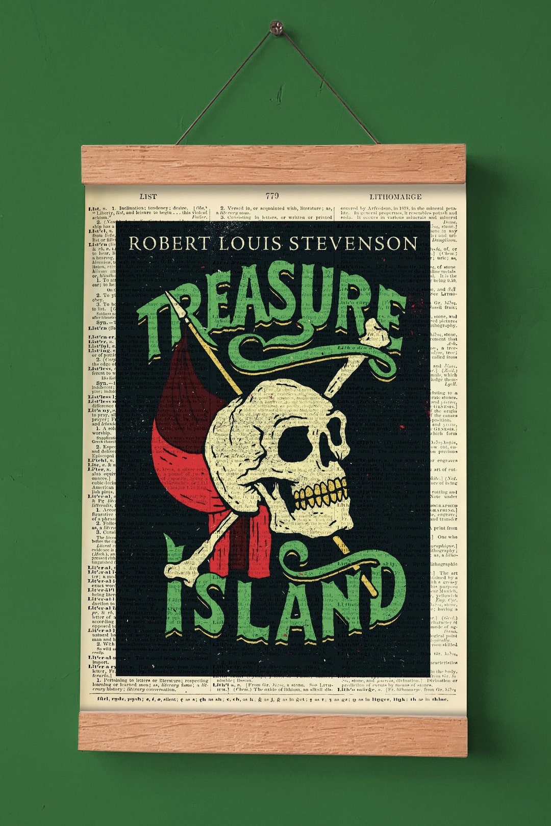 Printable Book Cover of the Treasure Island by Robert Louis Stevenson ...