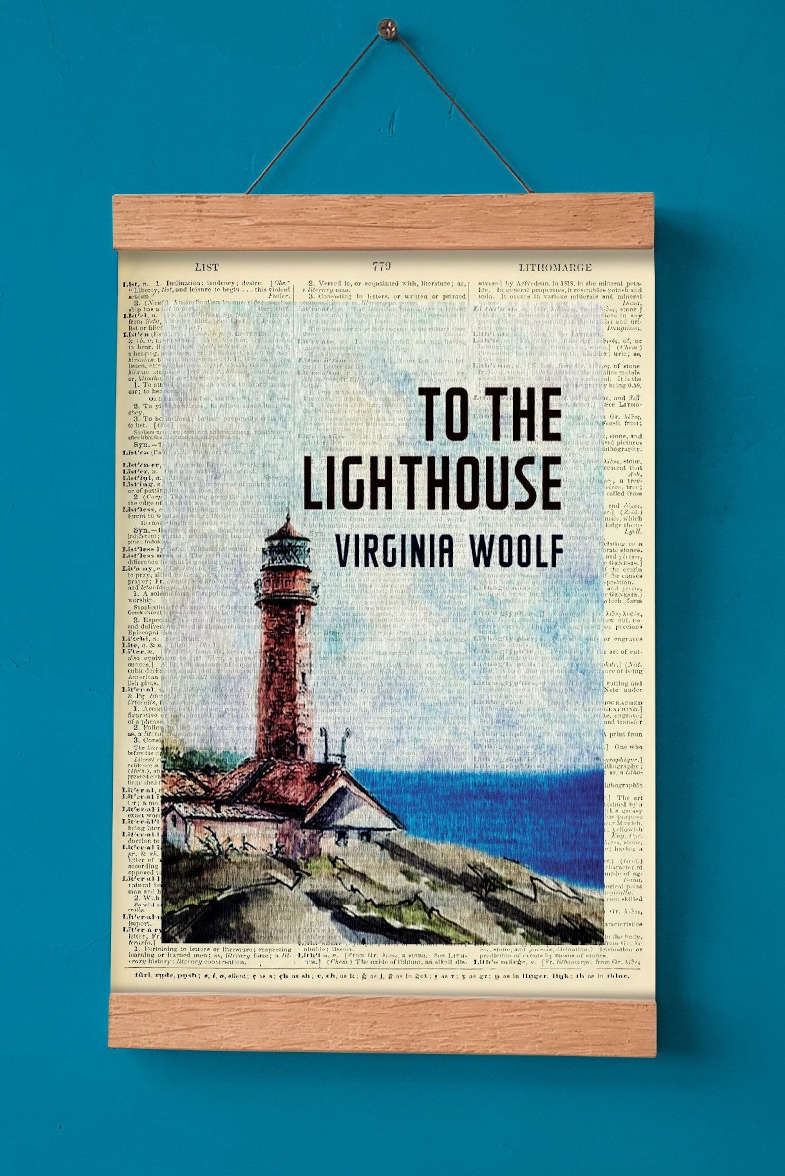 To the Lighthouse by Virginia Woolf Printable Book Cover - Etsy UK