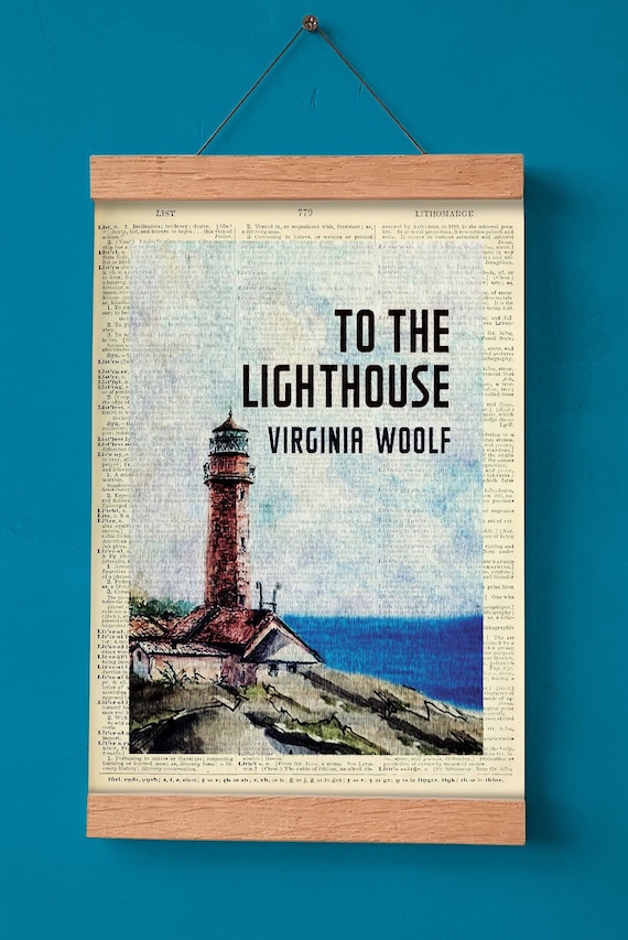 To the Lighthouse by Virginia Woolf Printable Book Cover | Etsy