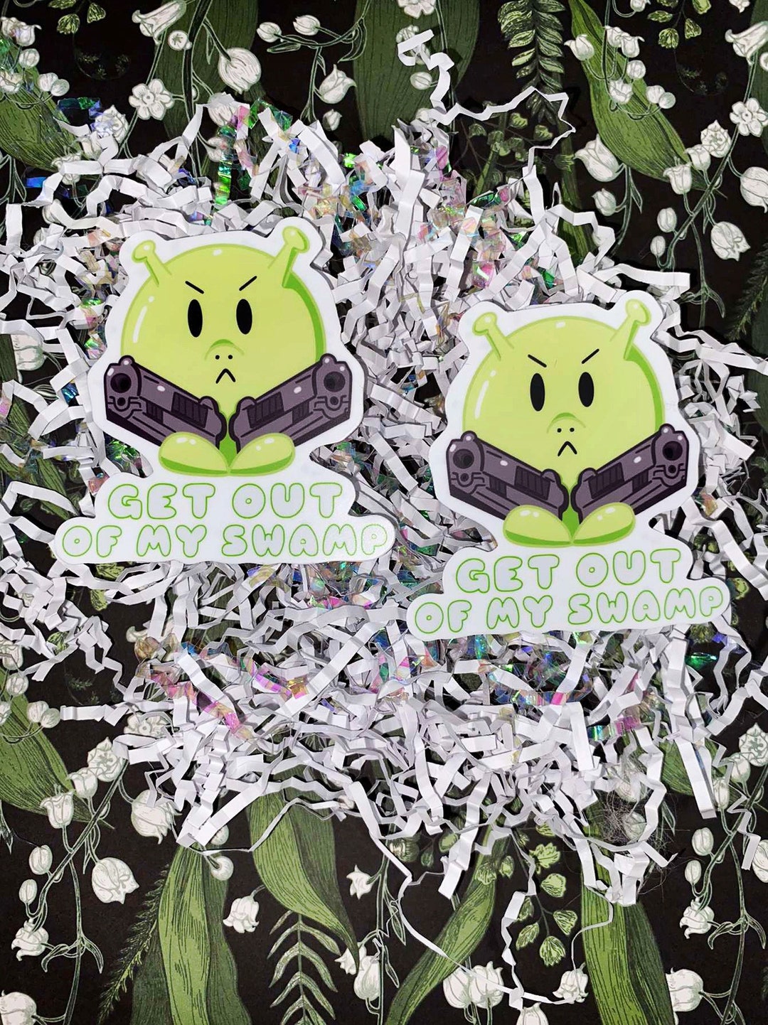 Self Defense Orgre Sticker | Kawaii Stationery | Cute Art | Funny Memes ...