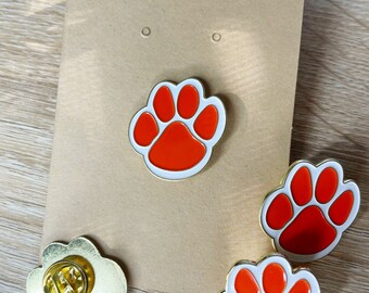 Paw Print Pin | Etsy
