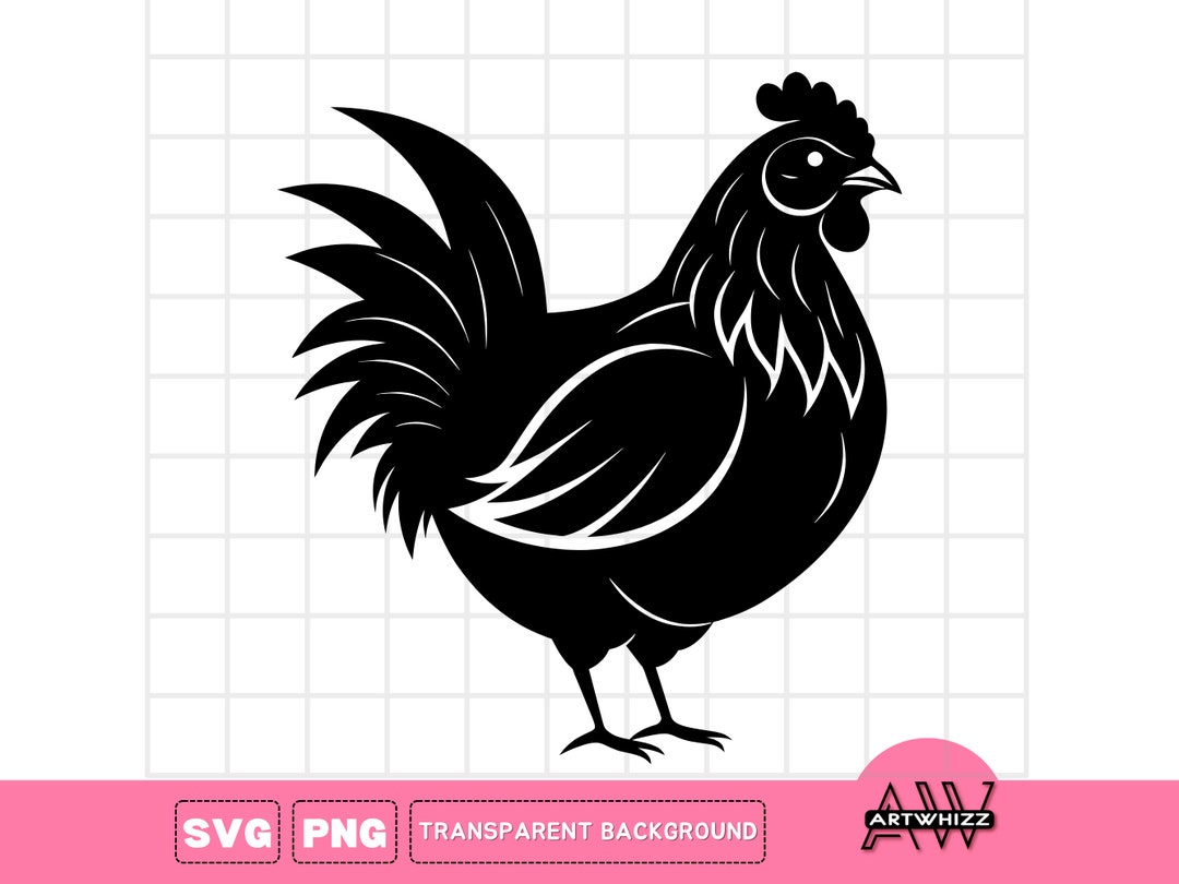 Rooster SVG, Rooster PNG, Chicken SVG Cut File Silhouette Vector ...