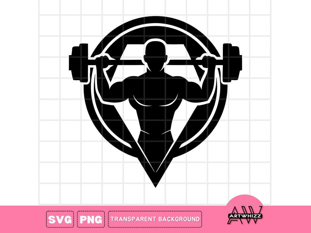 Bodybuilding SVG Cut File Cricut Silhouette Vector Clipart, T-shirts ...