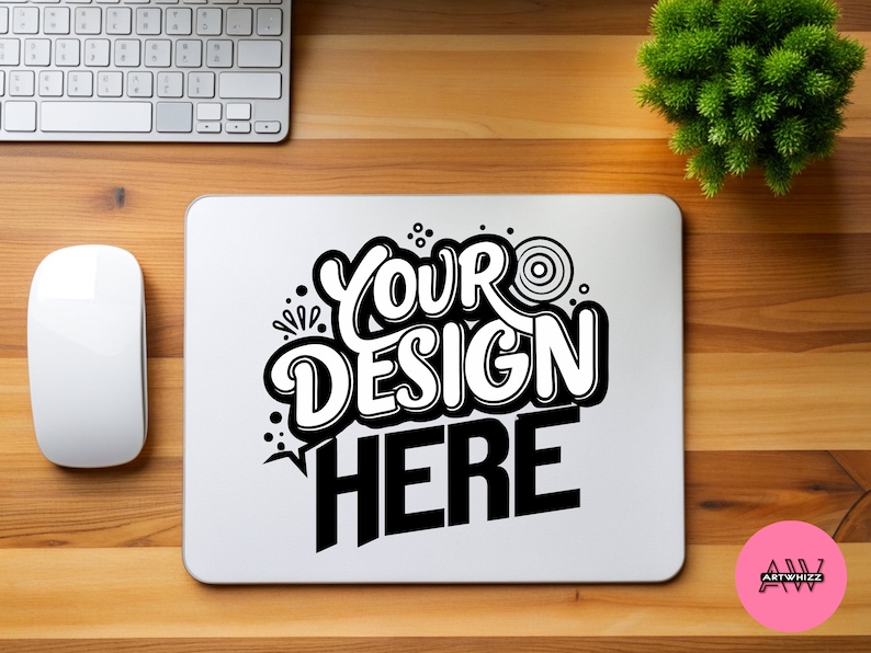 Mousepad Mockup, Rectangle Mousepad Mockup, Sublimation Mousepad, Stock ...
