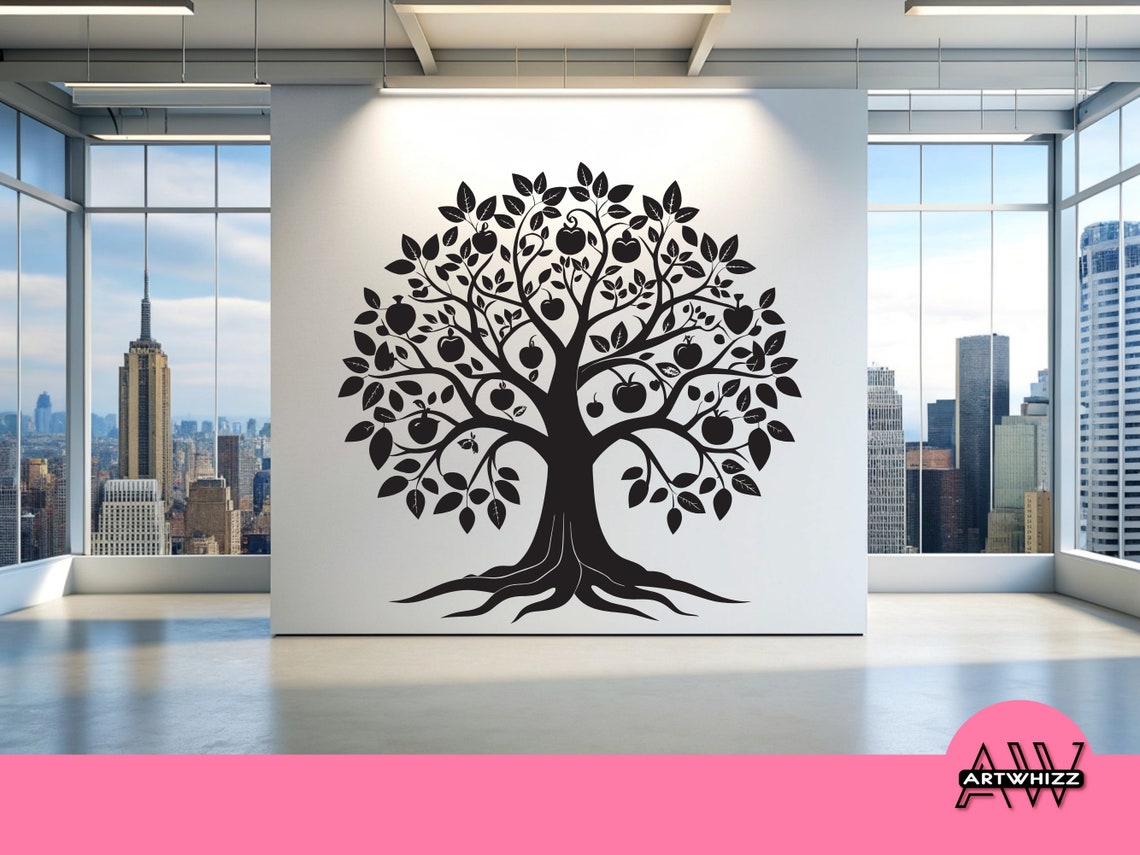 Apple Tree SVG, Tree PNG, Svg Cut File, Svg for Tshirts, Cricut File ...