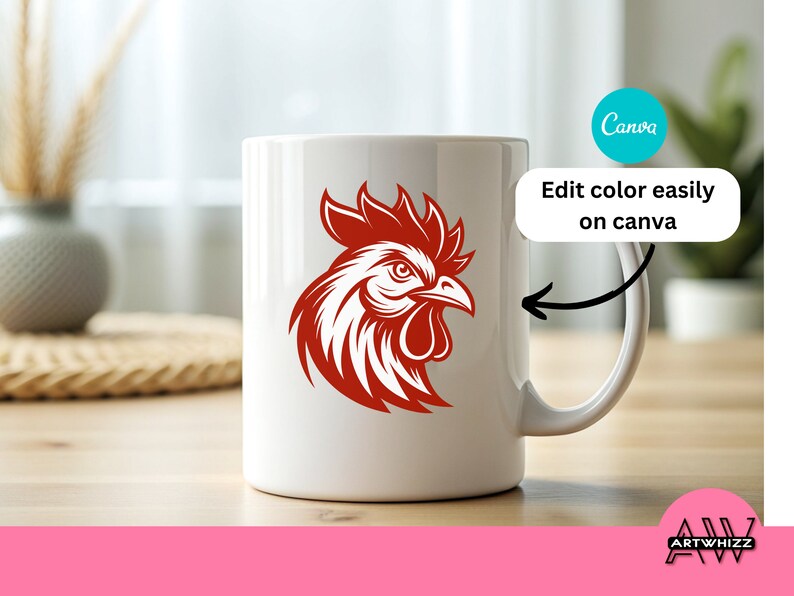 Rooster Head SVG, Rooster PNG, Chicken Svg Cut File, Cricut File, for ...