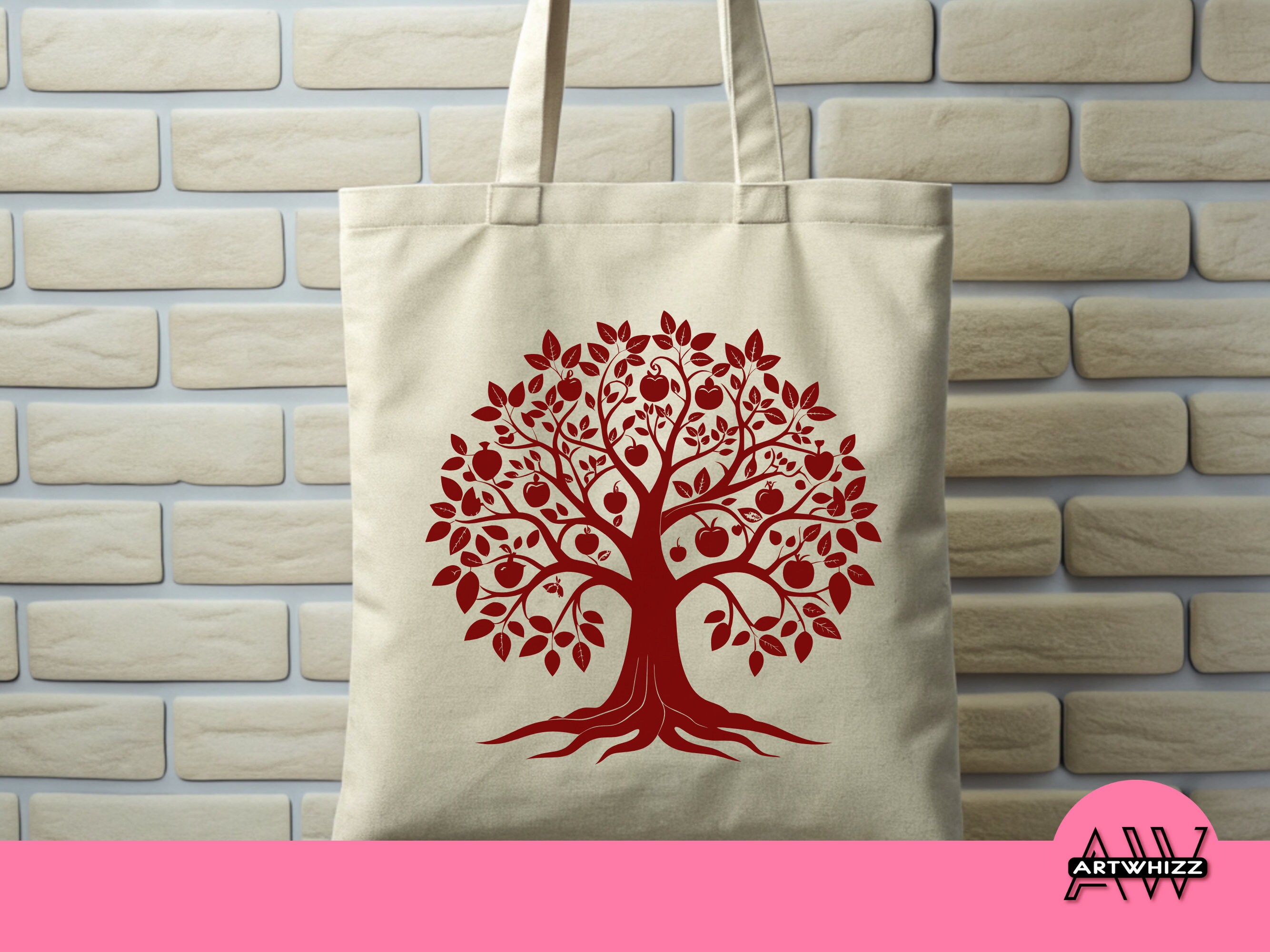 Apple Tree SVG, Tree PNG, Svg Cut File, Svg for Tshirts, Cricut File ...