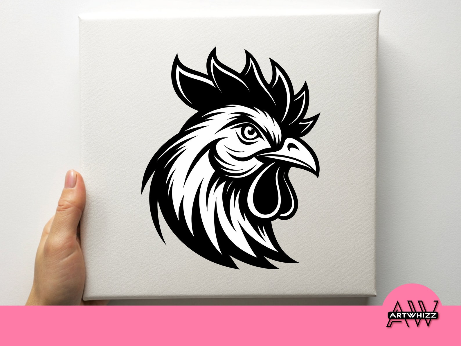 Rooster Head SVG, Rooster PNG, Chicken Svg Cut File, Cricut File, for ...