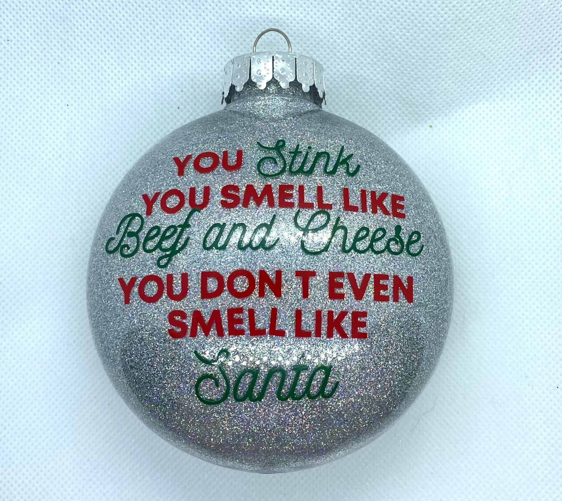 Elf Christmas Ornament | You Stink, You Smell Like Beef and Cheese ...