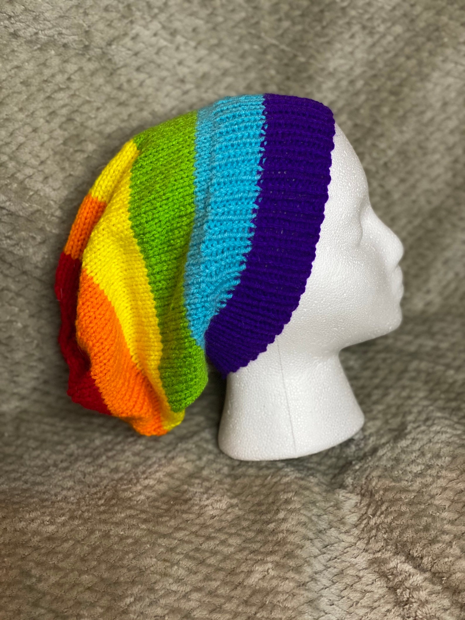 Rainbow Pride Beanie - Etsy