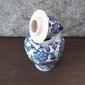 Hand Painted Ceramic Turkish Pottery Shah Jar Ginger Jar 24 Cm of ...