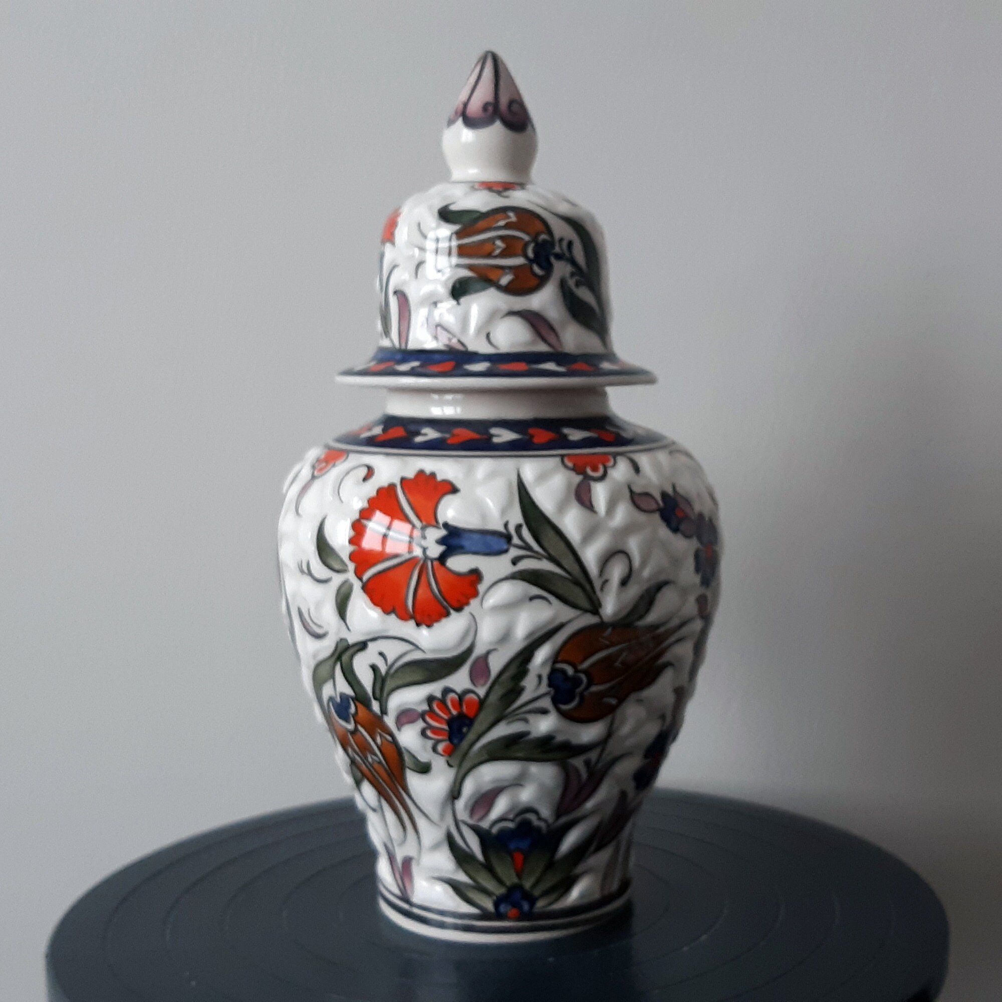 Hand Painted Ceramic Turkish Pottery Shah Jar Ginger Jar 24 Cm | Etsy