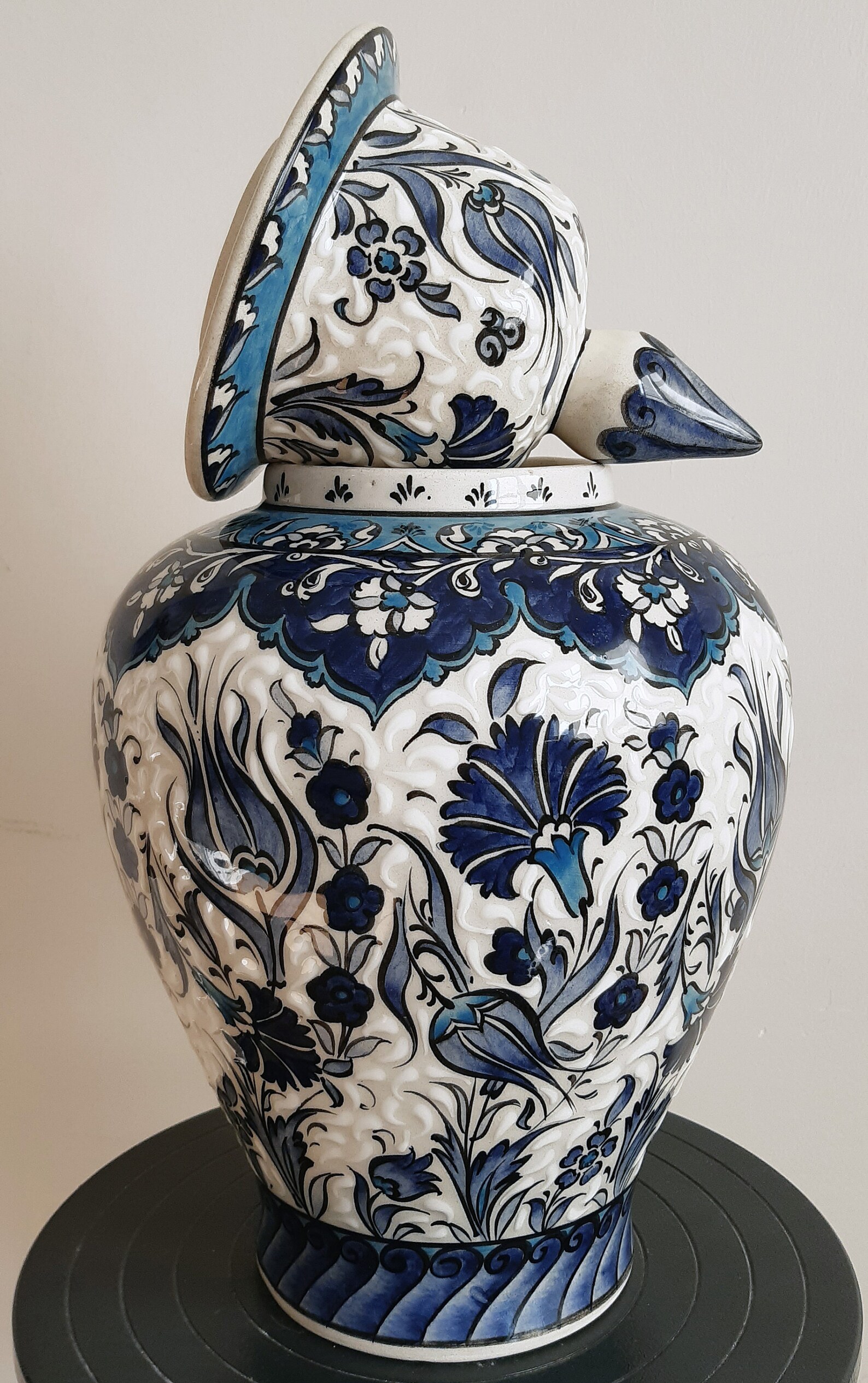 Handmade Ceramic Art Pottery Shah Jar Ginger Jar 40 Cm of - Etsy