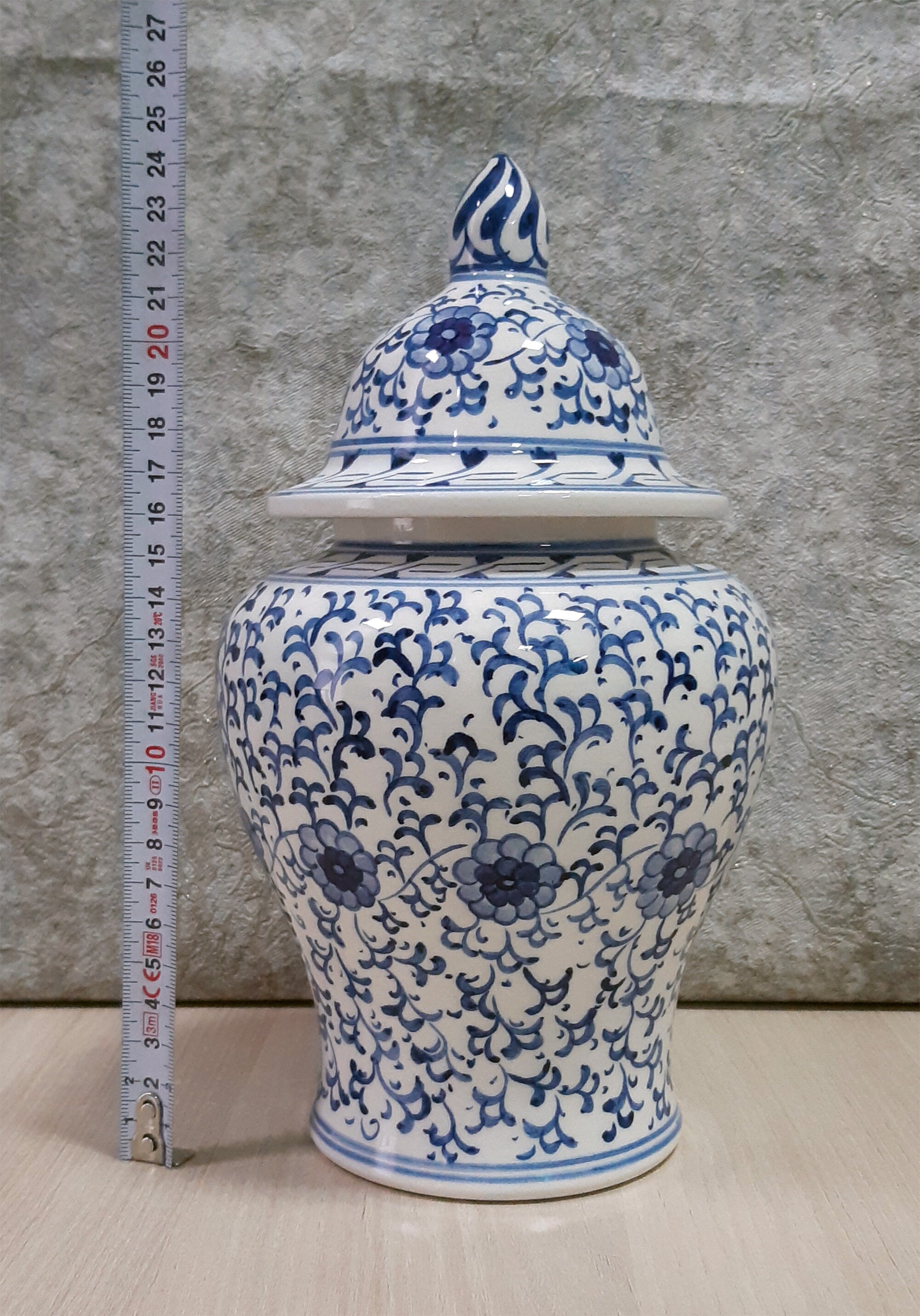 Turkish Hand Painted Ceramic Art Pottery Shah Jar Ginger Jar - Etsy