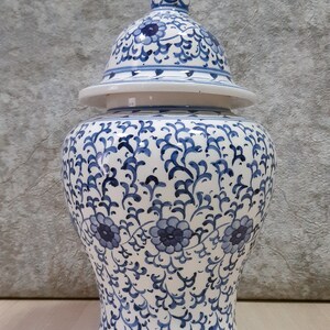 Turkish Hand Painted Ceramic Art Pottery Shah Jar Ginger Jar 24 Cm of ...