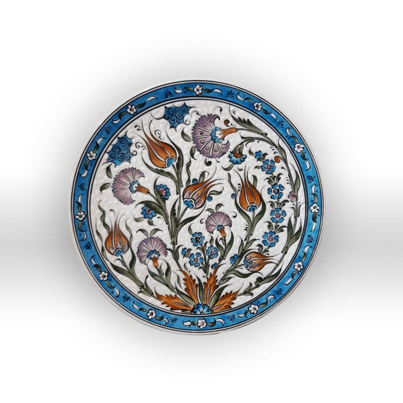 Turkish Hand Crafted Ceramic Pottery Handmade Serving Plate 30 | Etsy