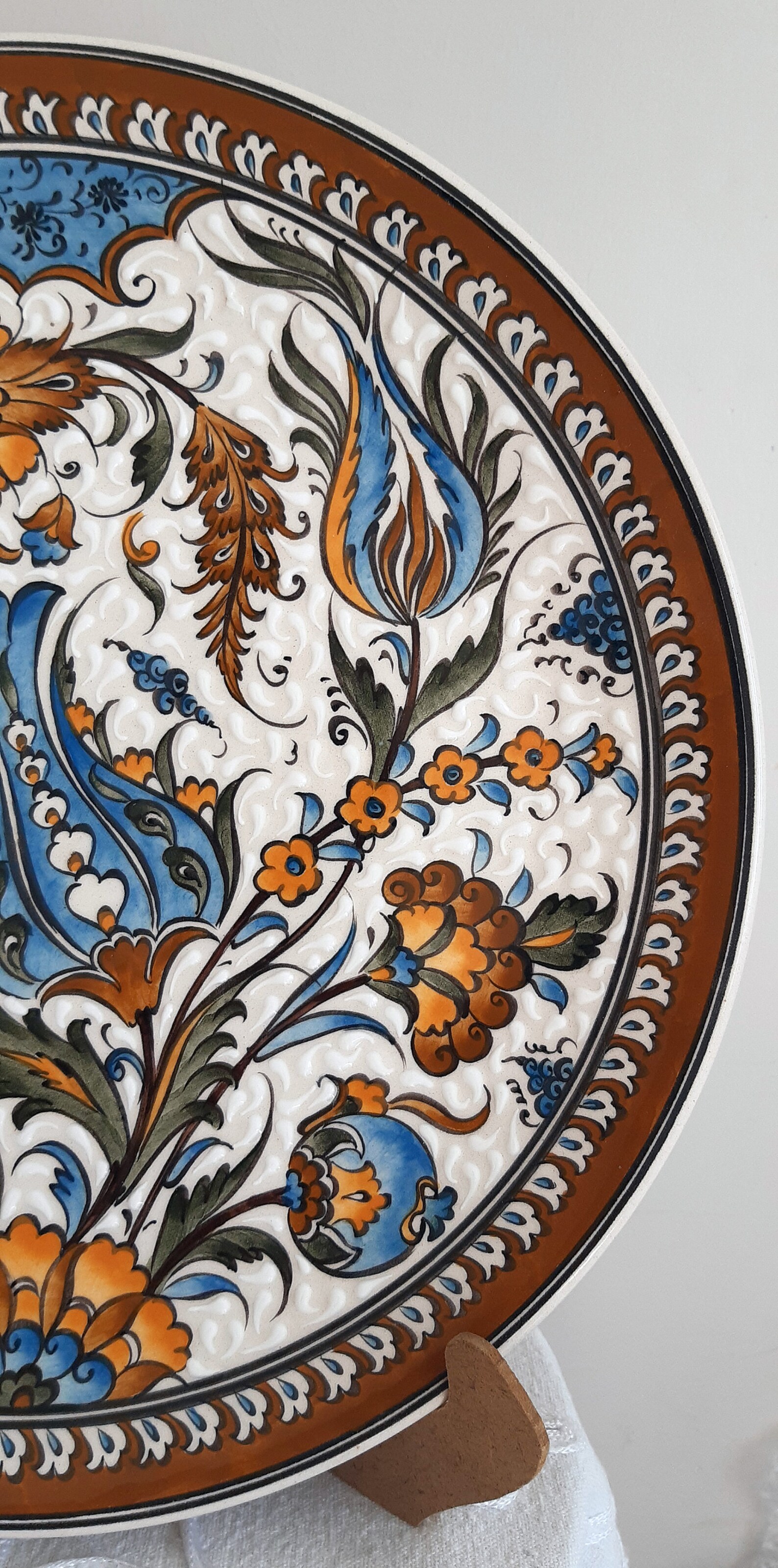 Handmade Ceramic Pottery Serving Plate 30 Cm 12.2 Can - Etsy