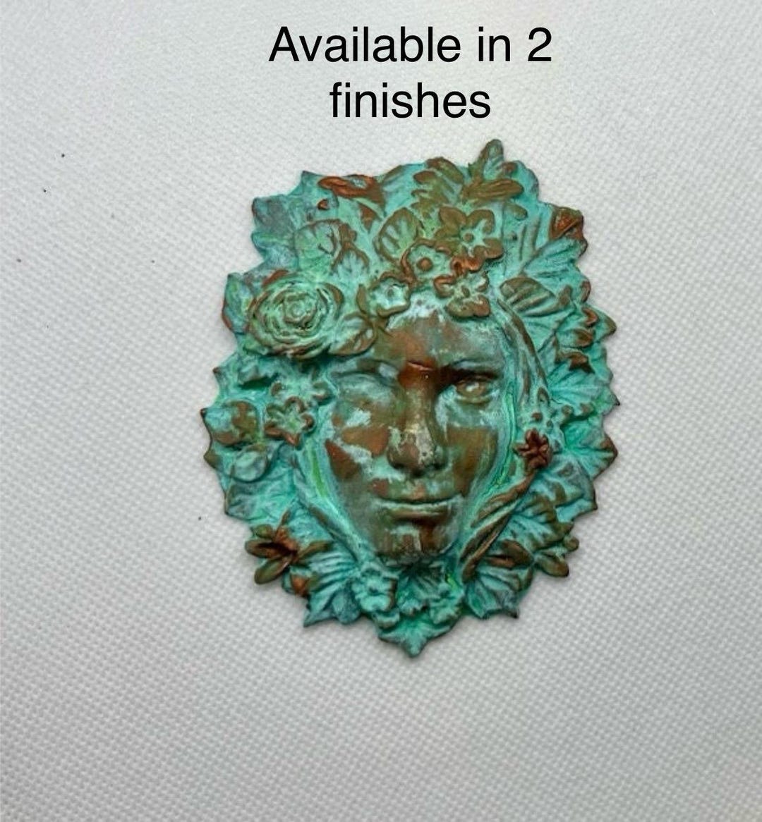 Antiqued Ceramic Forest Face/greenman - Etsy
