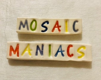 Mosaic Words - Etsy