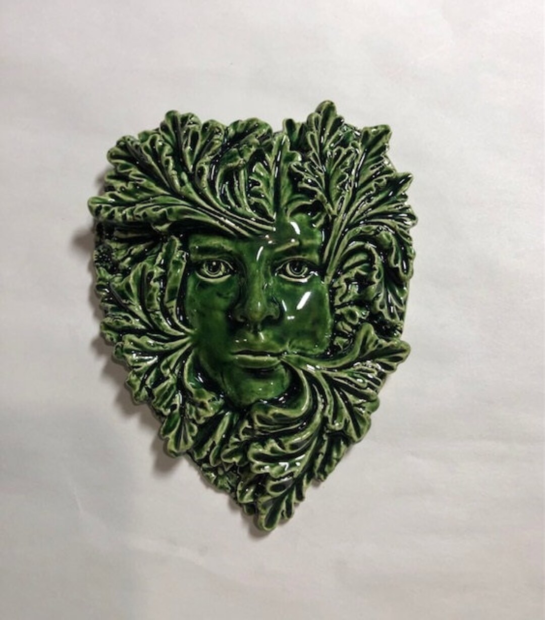 Ceramic Forest Face - Etsy