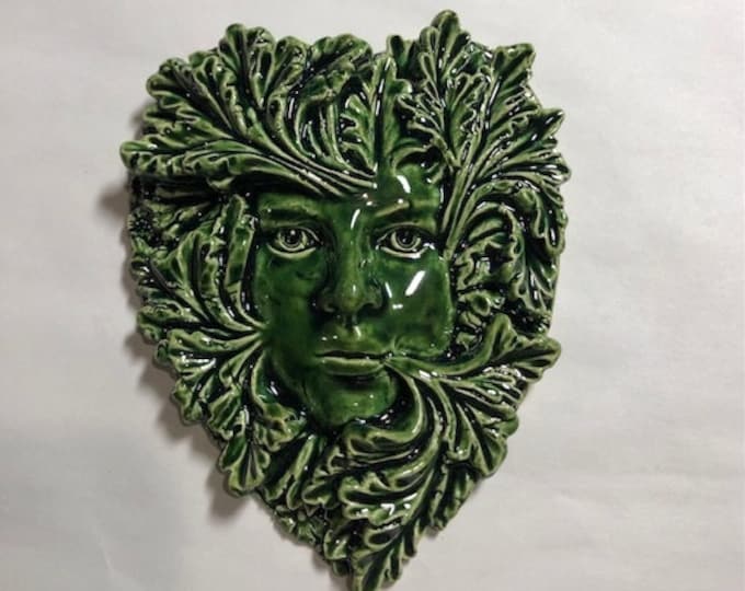 Ceramic Forest Face - Etsy