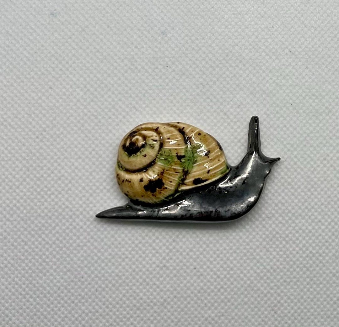 Ceramic Snail Tile - Etsy
