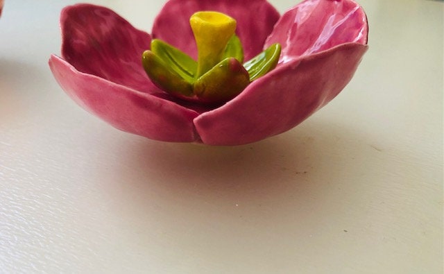 Magnificent Big Hibiscus Ceramic Flowers | Etsy