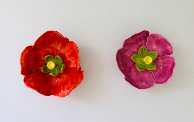 Magnificent Big Hibiscus Ceramic Flowers | Etsy