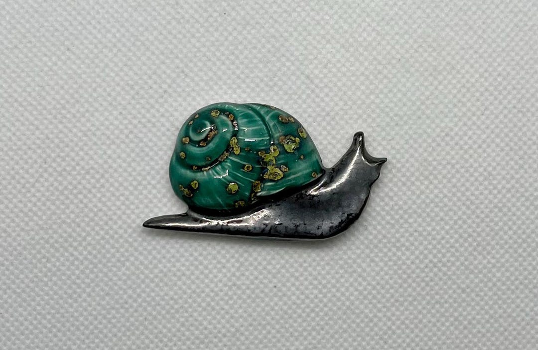Ceramic Snail Tile - Etsy