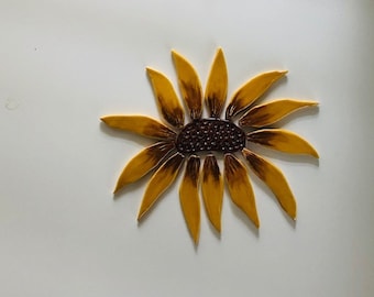Ceramic Sunflower - Etsy
