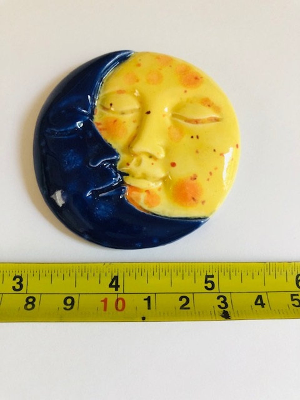 Stunning Sun/moon Ceramic Tile - Etsy