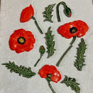 Ceramic Poppy - Etsy