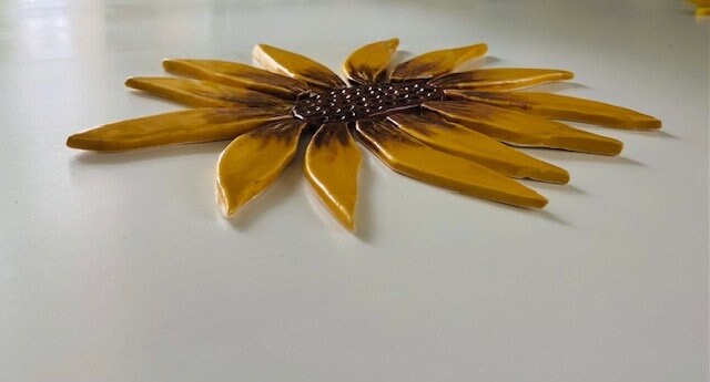 Ceramic Sunflower - Etsy