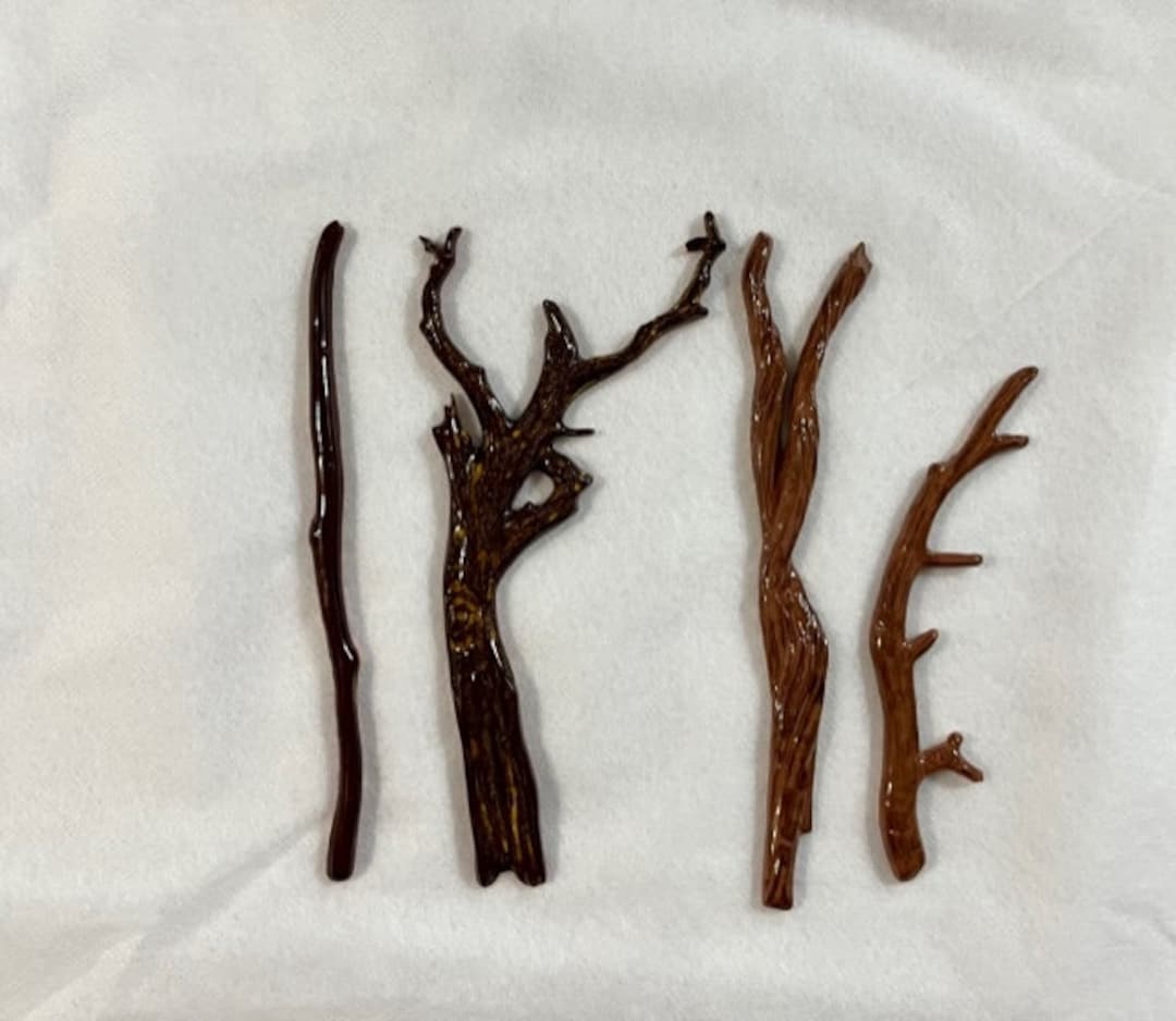 Four Big Ceramic Tree Tiles - Etsy