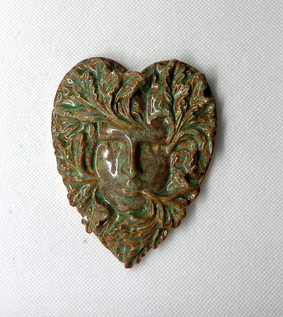 Ceramic Forest Face - Etsy