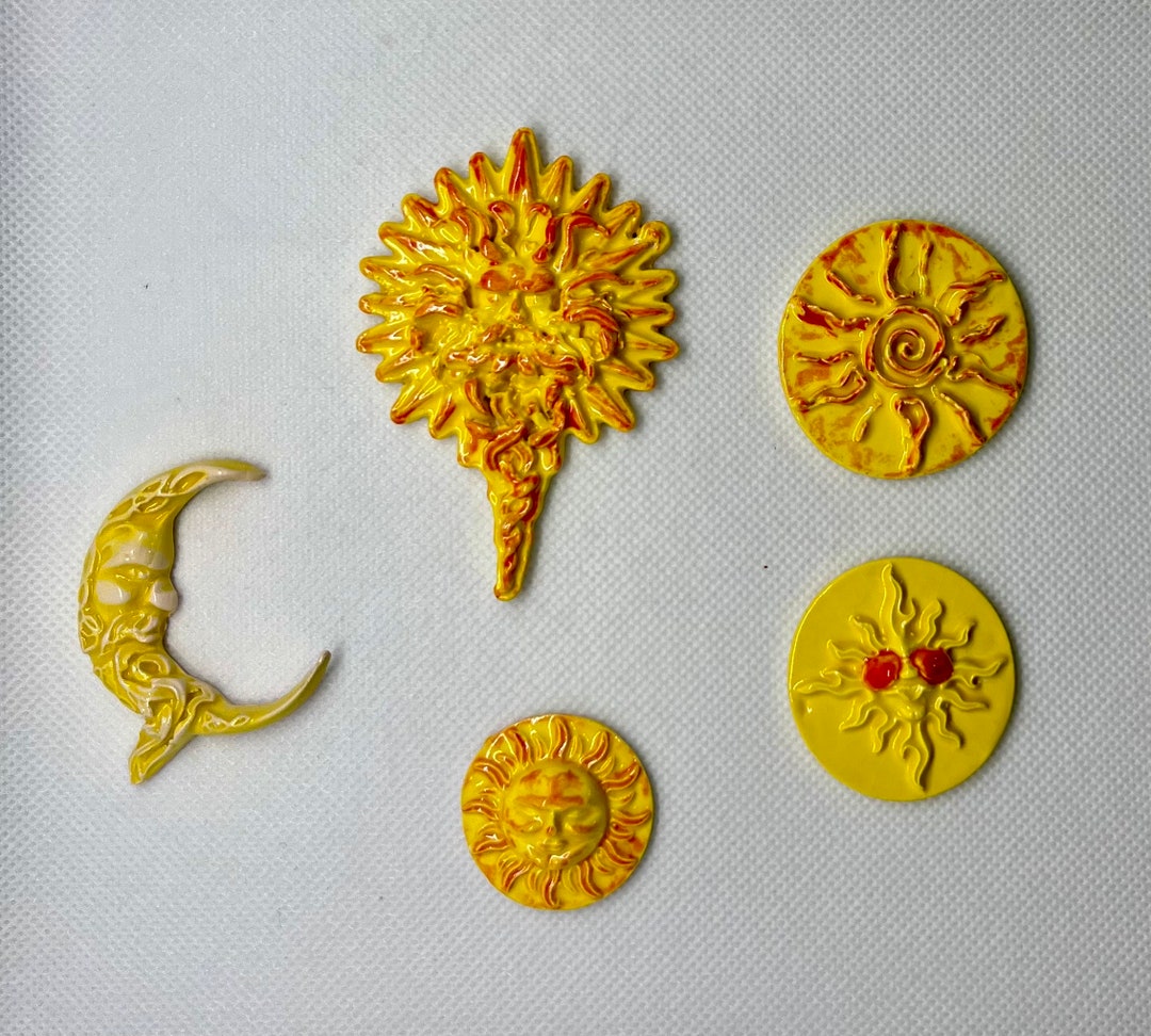 Amazing Sun Ceramic Tiles Bundle - Etsy