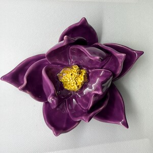 Large Beautiful Ceramic Flower - Etsy