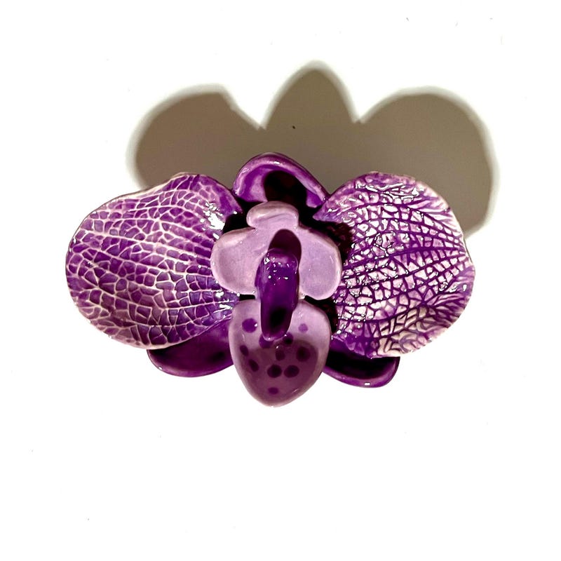 Clay Orchid Pot - Etsy