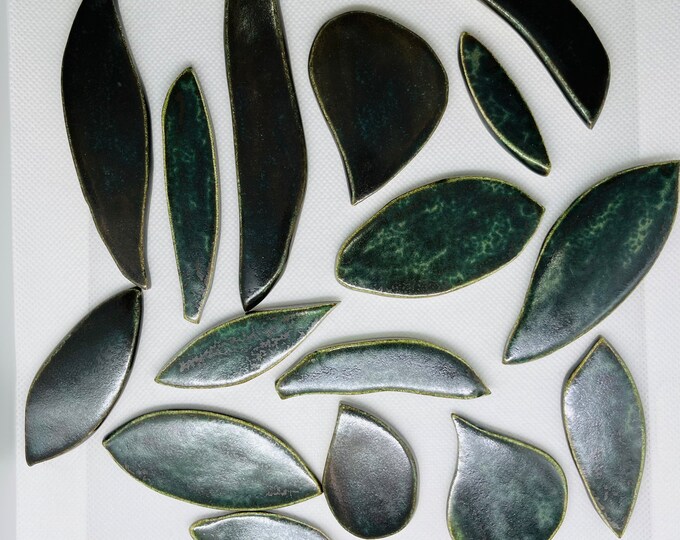 BIG Gorgeous Ceramic Leaves - Etsy