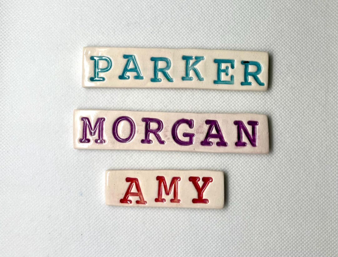 Create Ceramic Word Plaque (price is 2.50 per Letter) - Etsy