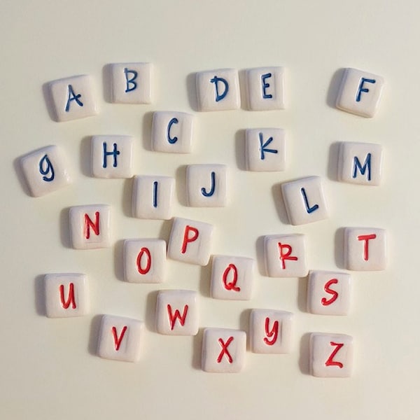 Alphabet Tiles - Etsy