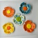 Colorful Ceramic Flowers - Etsy