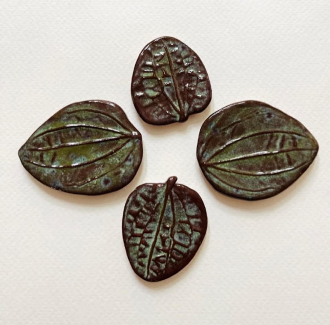 Realistic Ceramic Leaf Tiles - Etsy