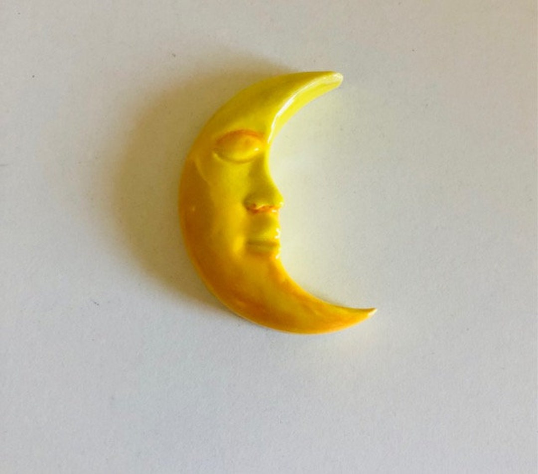 Ceramic Moon Tile - Etsy