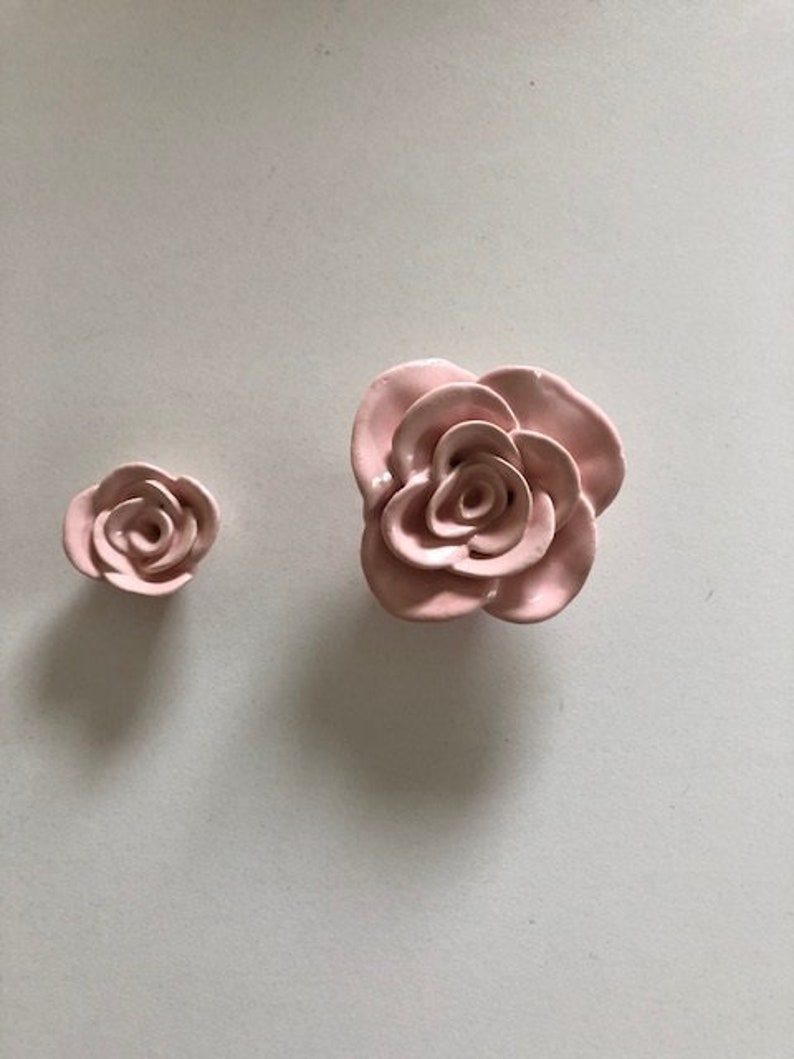 5 Beautiful Ceramic Roses for Mosaic - Etsy