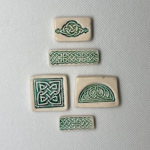 Ceramic Celtic Knit Tiles - Etsy