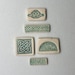 Ceramic Celtic Knit Tiles - Etsy