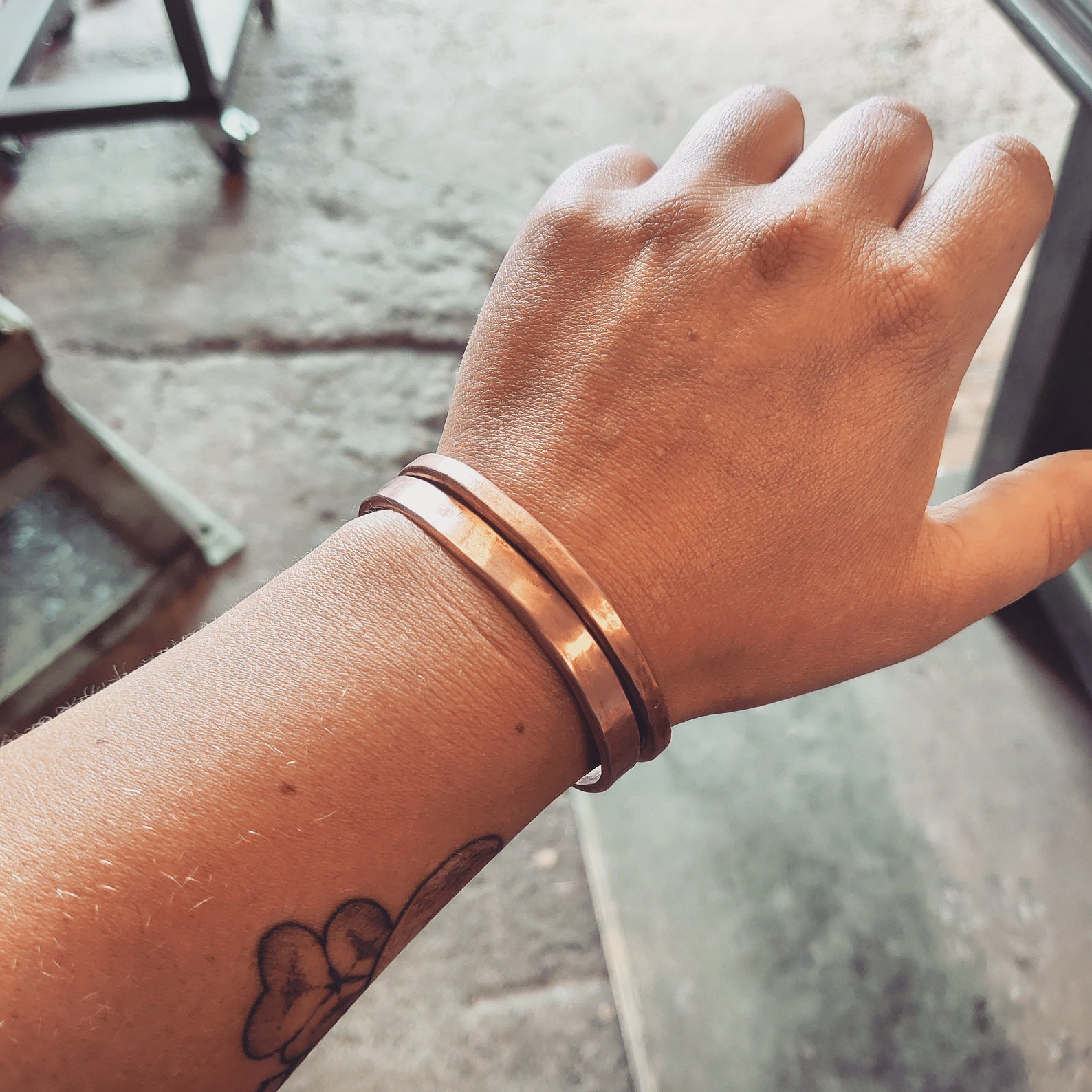 Handmade, Forged, Personalised, Flat ,copper Bands - Etsy