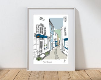 Port Isaac Print - Etsy UK